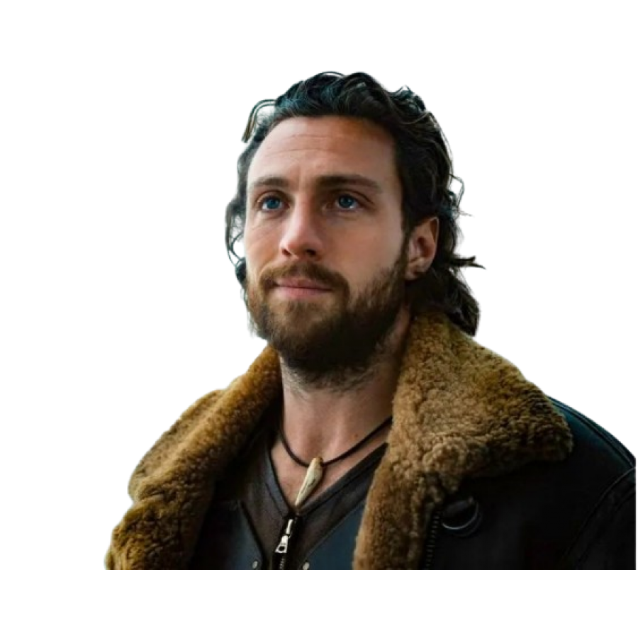 Kraven the Hunter Aaron Taylor Johnson Shearling Jacket Kraven the Hunter Aaron Taylor Johnson Shearling Jacket